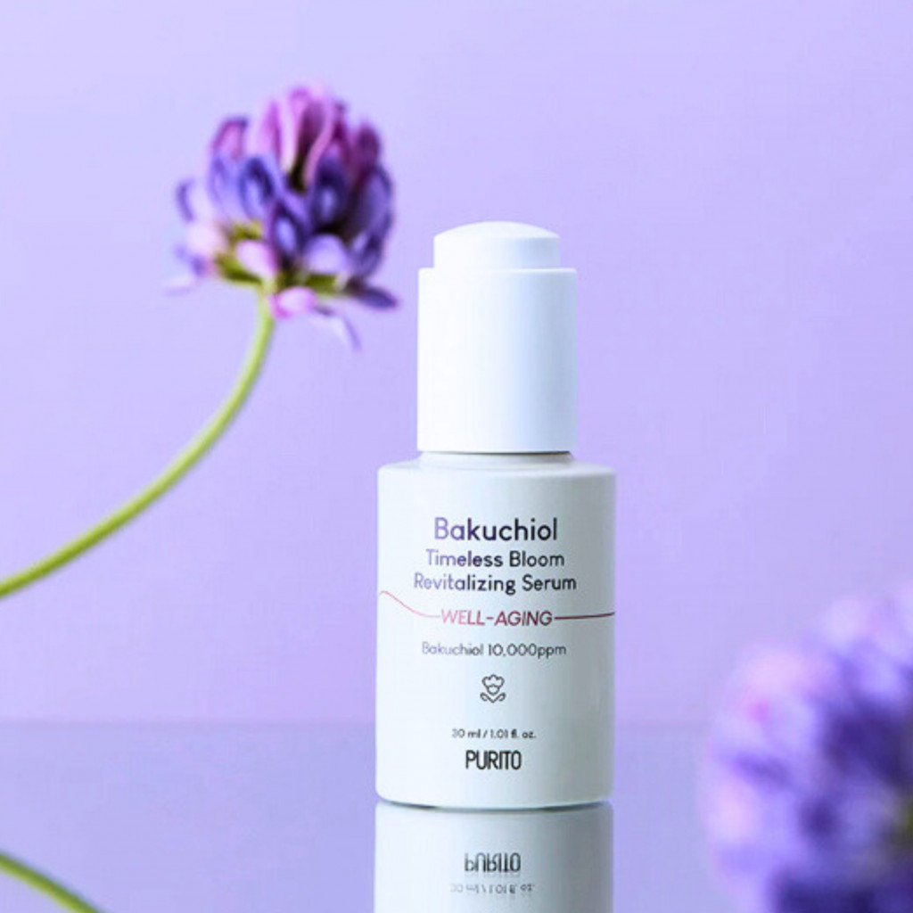 Purito SEOUL Bakuchiol Timeless Bloom Revitalizing Serum 30 ml купити в Україні | Ipiccadilly ️